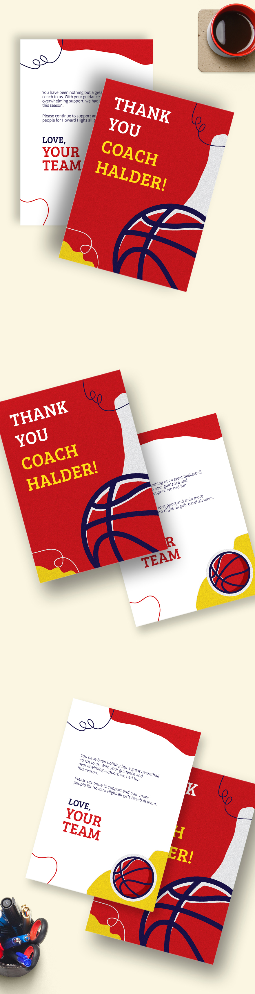 Basketball Sports Card Template - Google Docs, Illustrator, Word, PSD ...