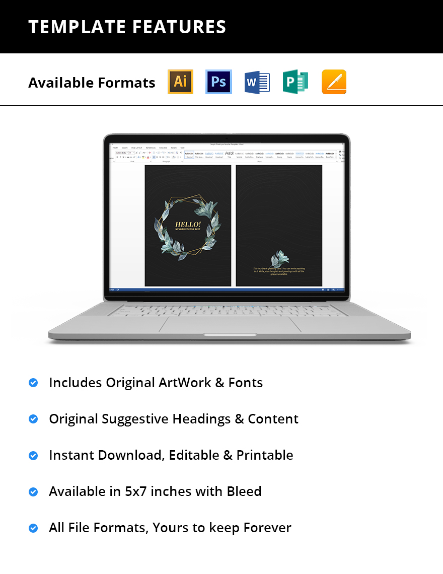 Blank ID Card Template - Word, Apple Pages, Publisher | Template.net
