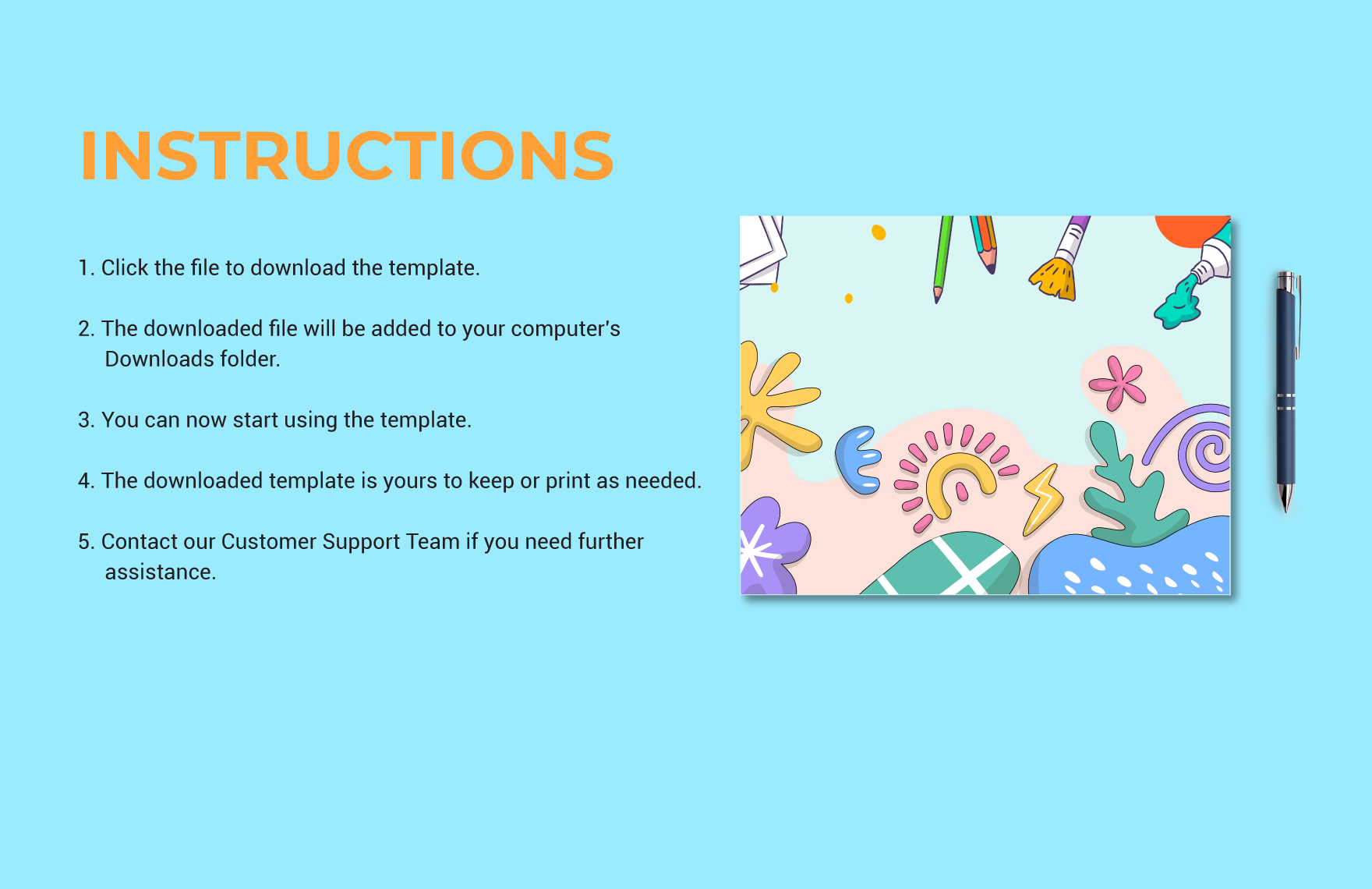 Free Colorful Drawings Template - Download in Word | Template.net