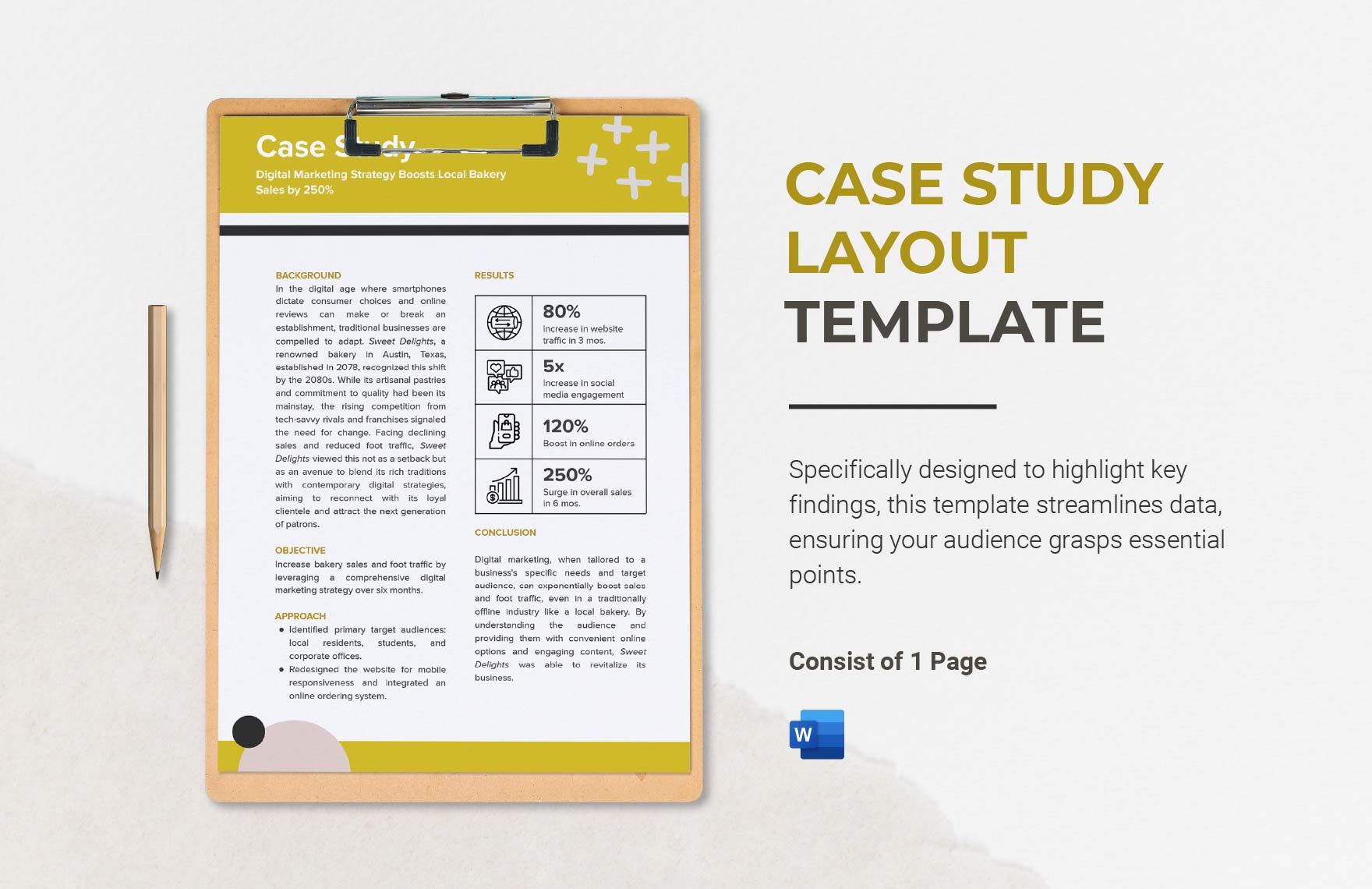 Editable Case Study Templates In Word To Download