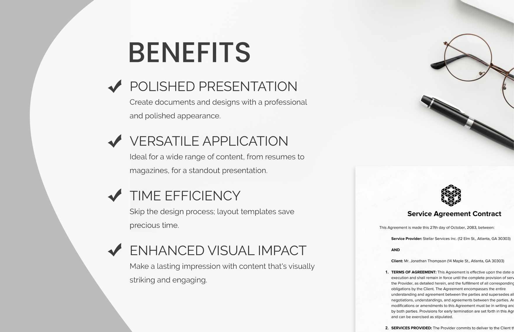 Contract Layout Template - Download in Word, Apple Pages | Template.net
