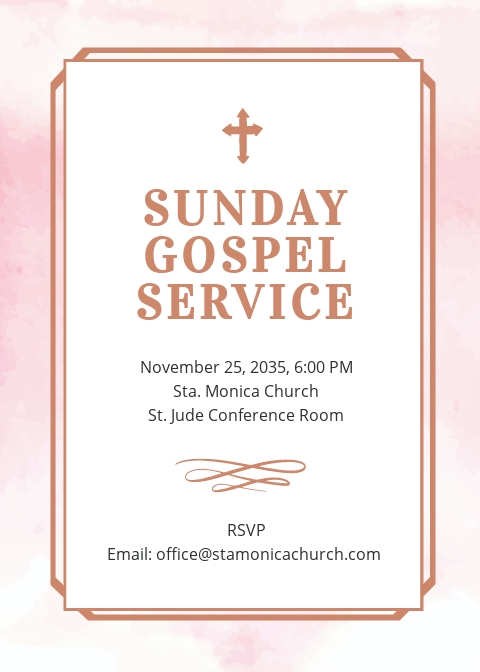 Church Invitation Wording