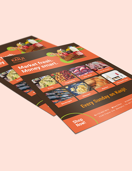 Grocery Flyer Template Google Docs Illustrator InDesign Word Grocery Flyer Template Google Docs Illustrator InDesign Word