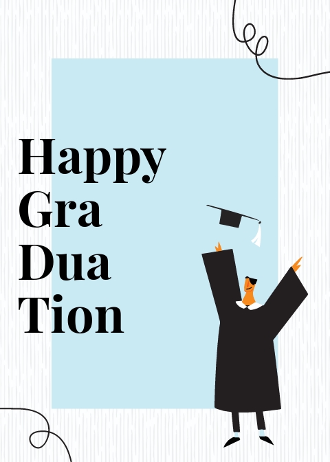 Happy Graduation Card Template
