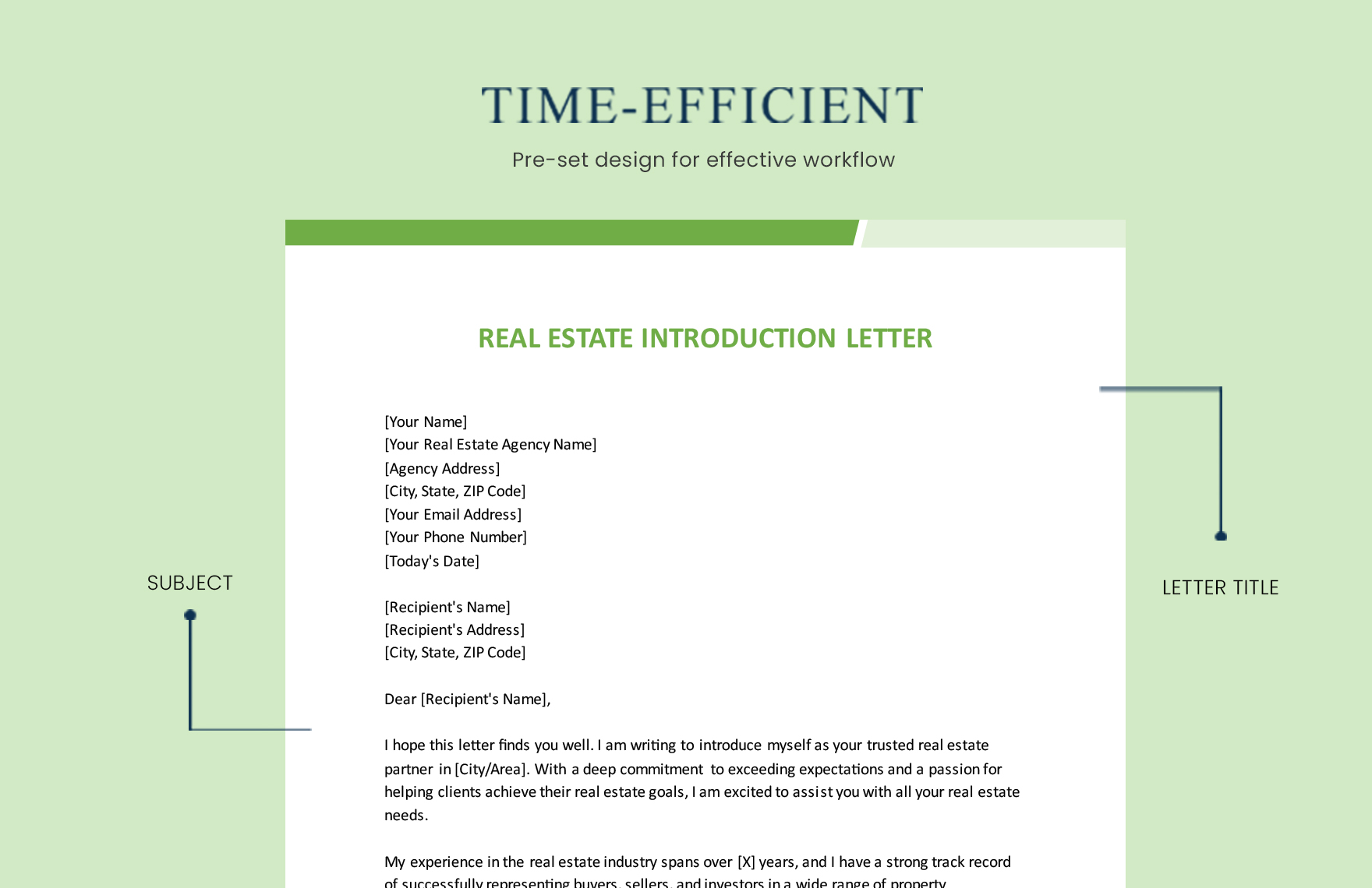 Real Estate Introduction Letter Sample At Callum Winter irving Blog