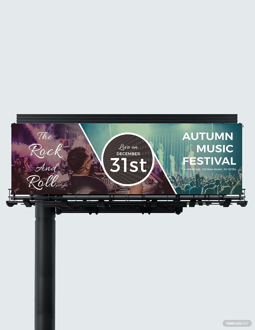 Event Billboard Template Download In Illustrator PSD Template
