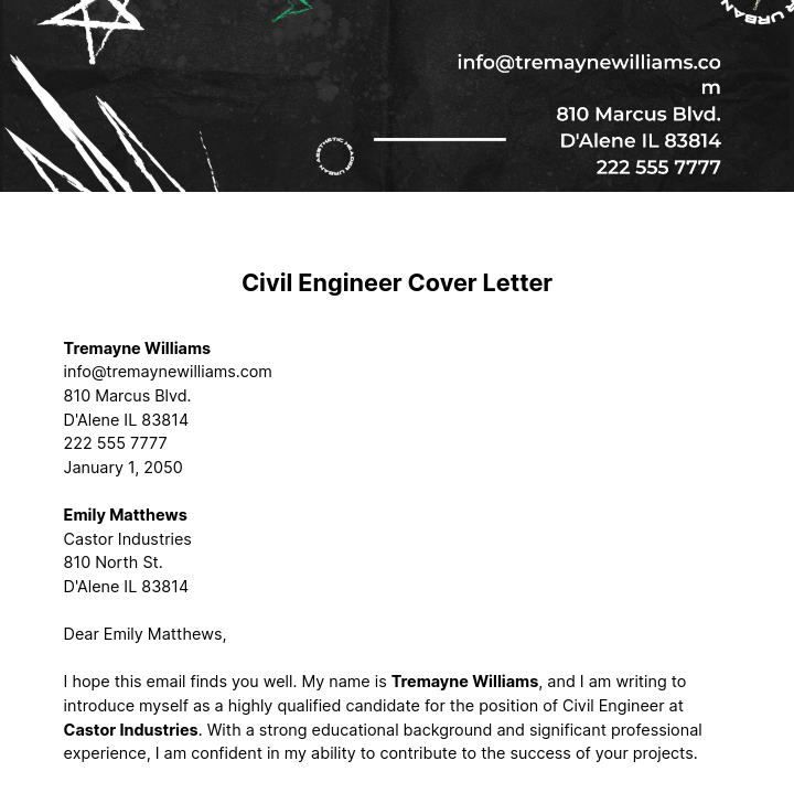 Free Data Engineer Cover Letter - Download in Word, Google Docs, PDF ...