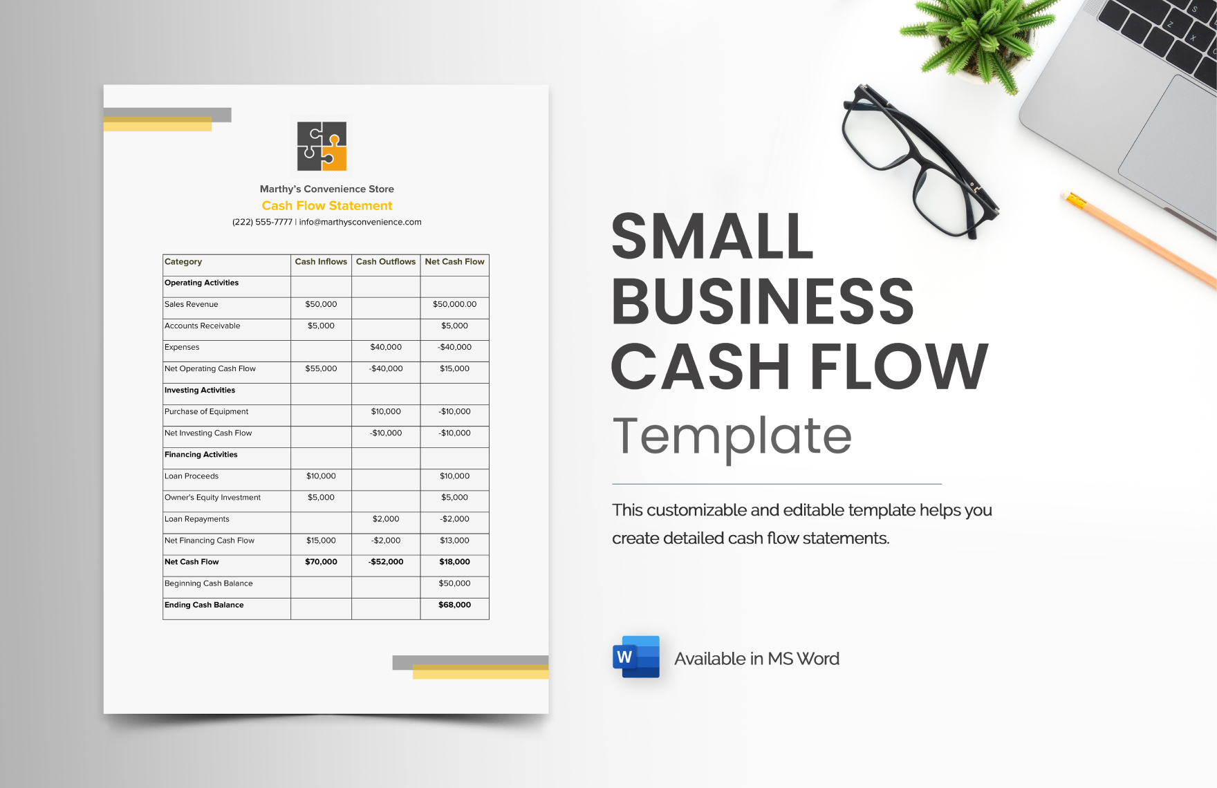 Cash Flow Templates In Word FREE Download Template Cash Flow Templates In Word FREE Download Template
