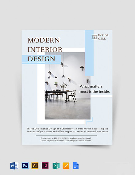 Website Design Flyer Template - Illustrator, Word, Apple Pages, PSD ...