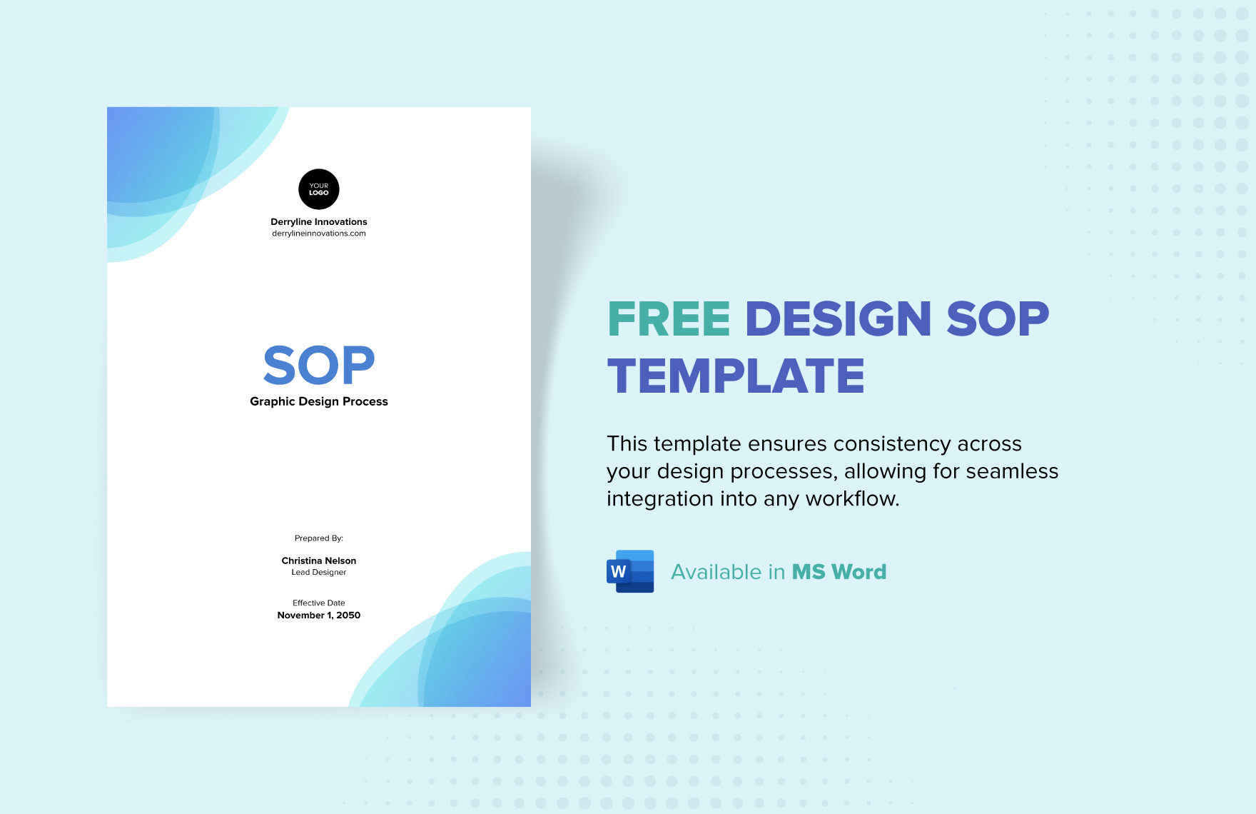 Free Design SOP Template - Download in Word | Template.net
