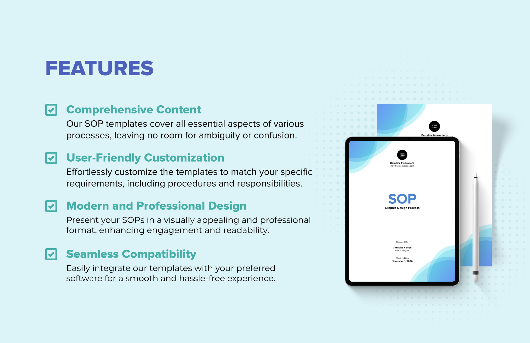 Free Design SOP Template - Download in Word | Template.net