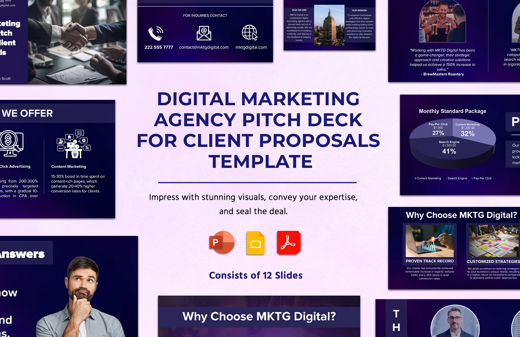 Free Editable Proposal Templates In PPT To Download