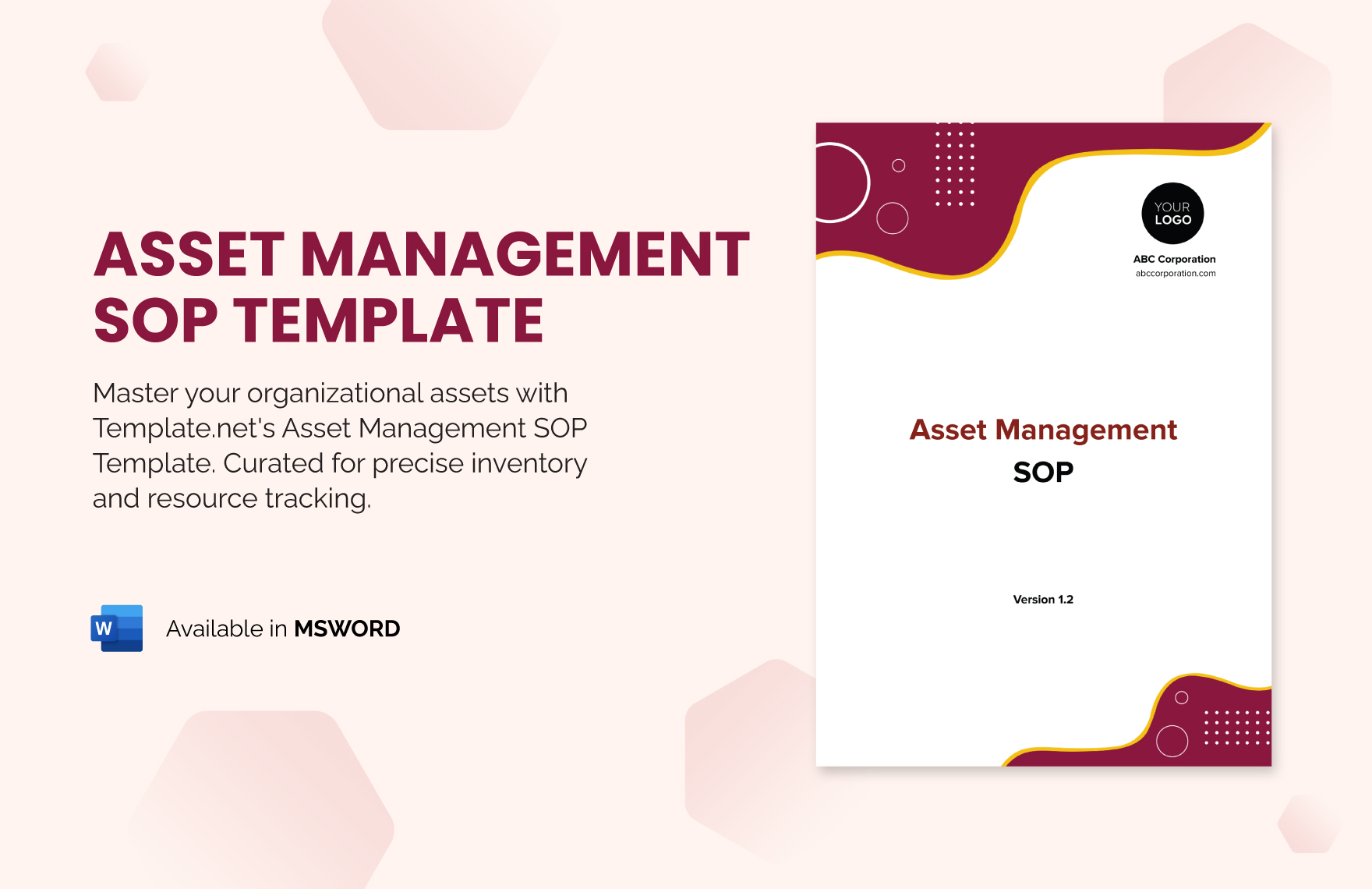 SOP Word Template In Word PDF Download Template