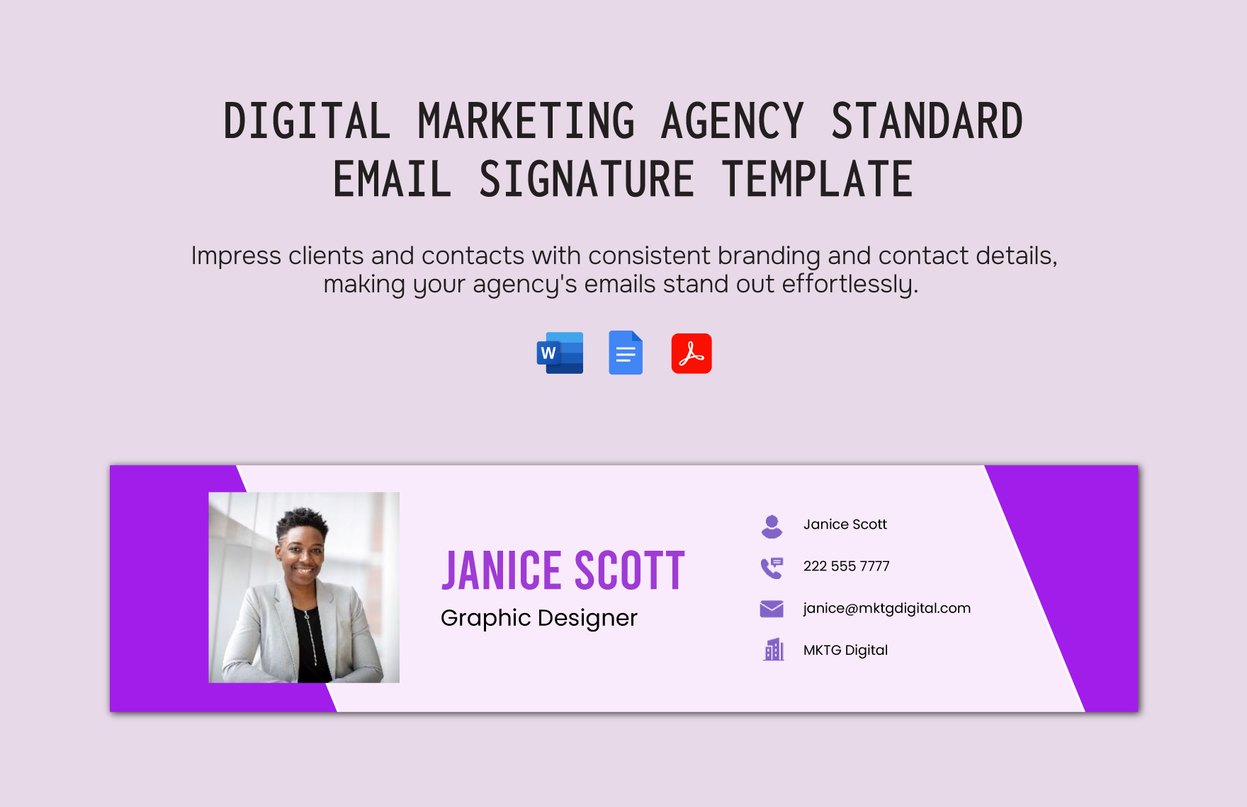 Free Web Developer Email Signature Template - Download in PSD, Outlook ...