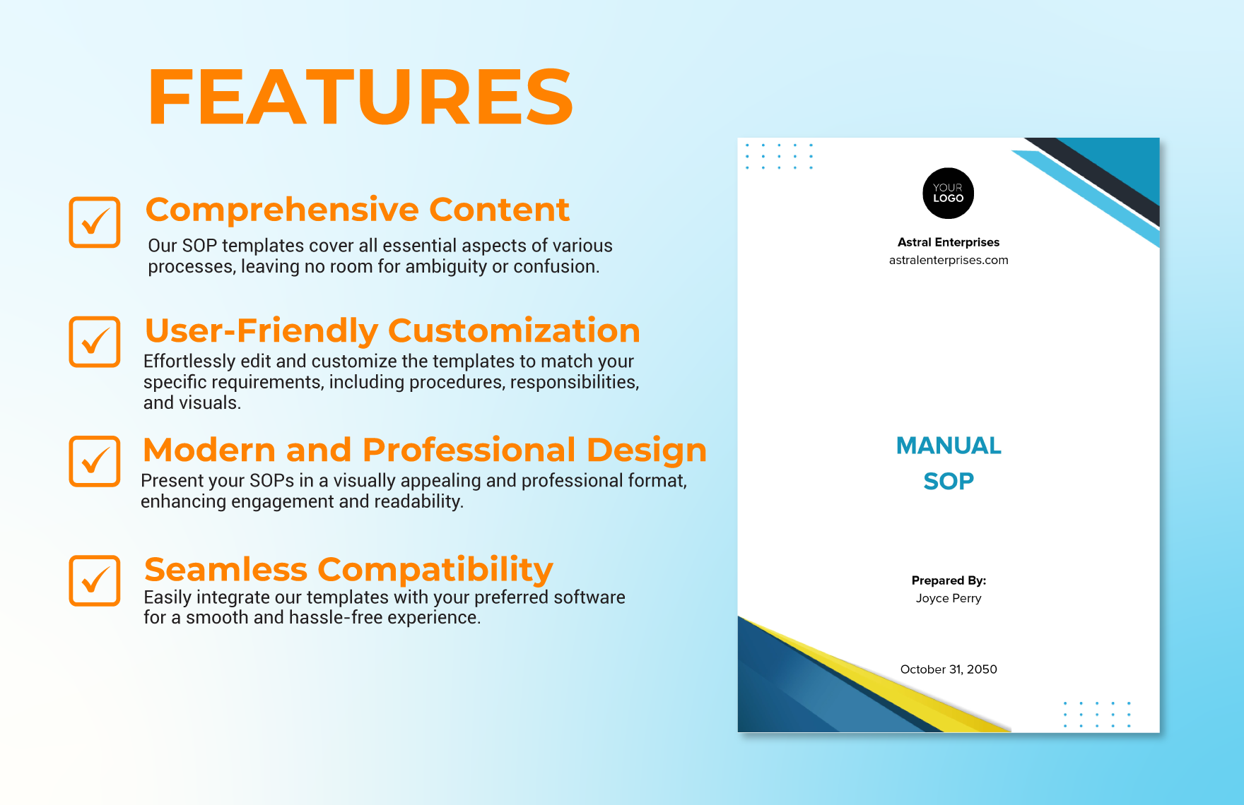 Manual SOP Template - Download in Word | Template.net