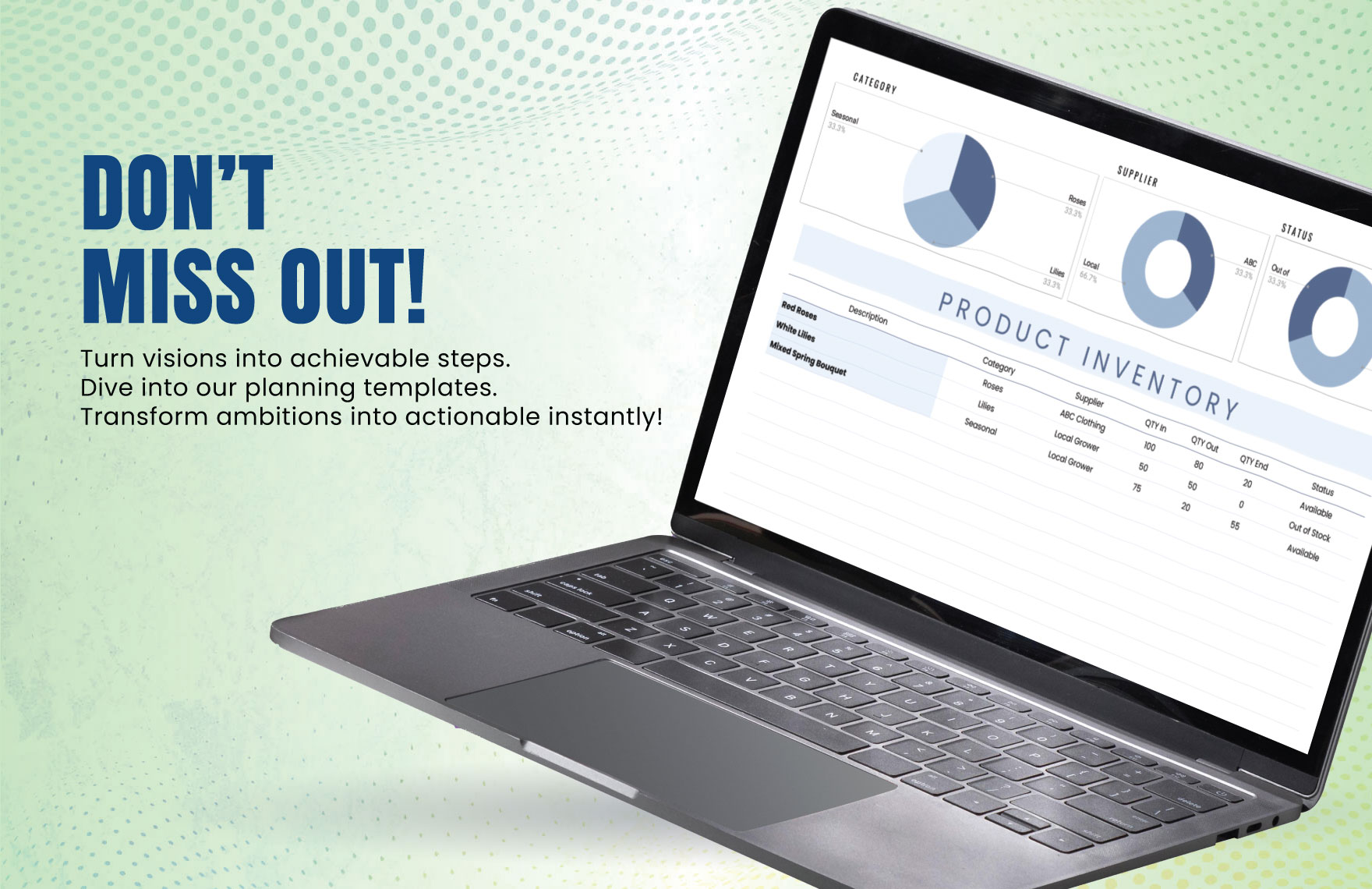Product Inventory Template in MS Excel, Google Sheets - Download
