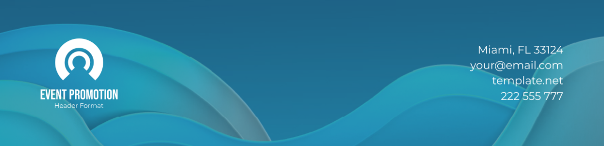 Free Event Promotion Header Format - Edit Online & Download | Template.net