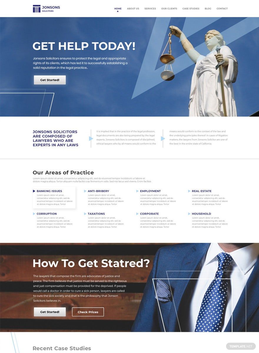 Free Law Firm WordPress Theme Template Wordpress Template