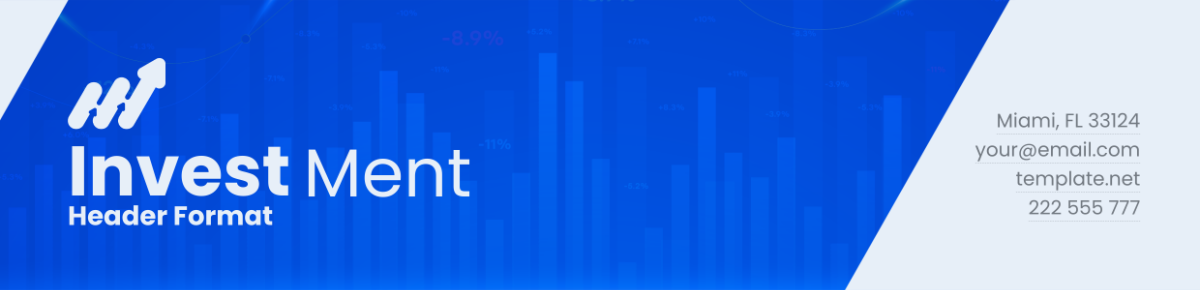 Investment Professional Header - Edit Online & Download Example
