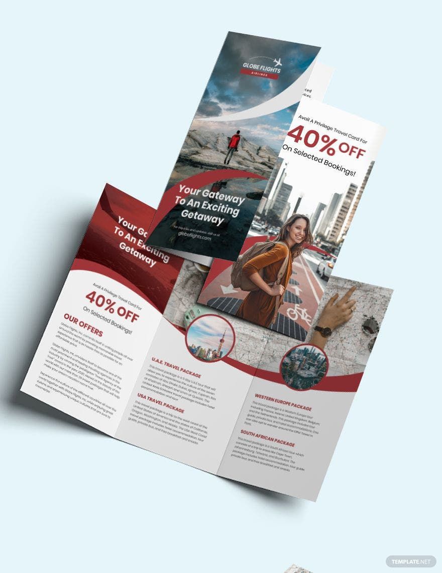 Travel Trifold Brochure Template Download In Word Illustrator PSD 