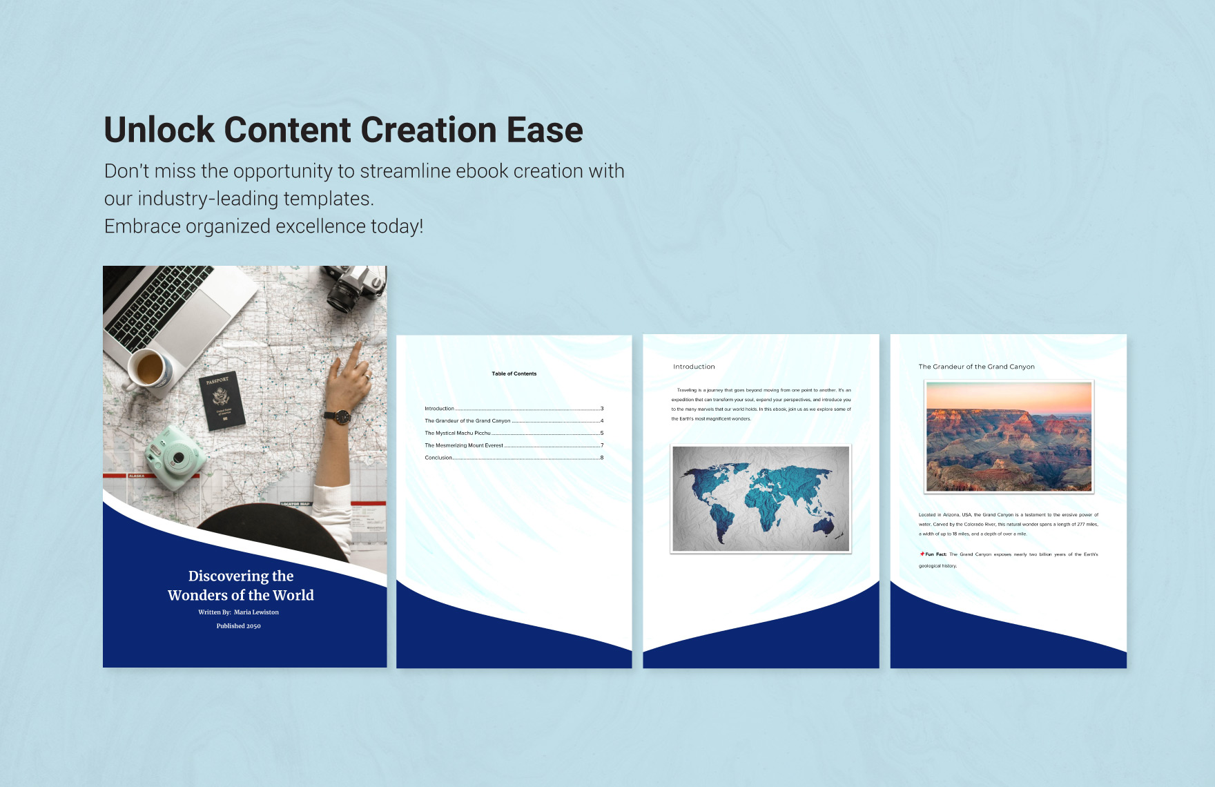 Free Ebook Design Template - Download in Word, PDF | Template.net