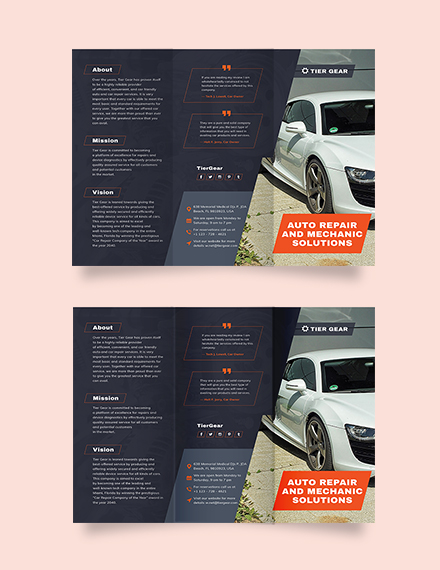 Automotive Service Brochure