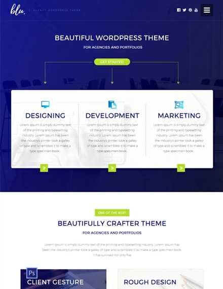 Book Store PSD Website Template - PSD | Template.net