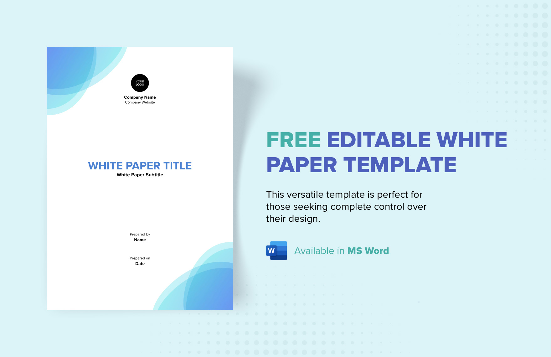 Free Editable White Paper Template - Download in Word | Template.net Free Editable White Paper Template - Download in Word | Template.net