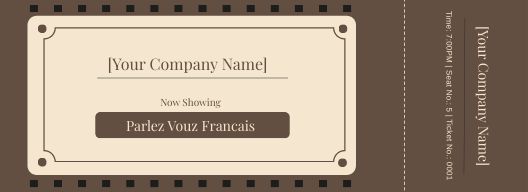 Vintage Admission Ticket Template - Edit Online & Download Example ...