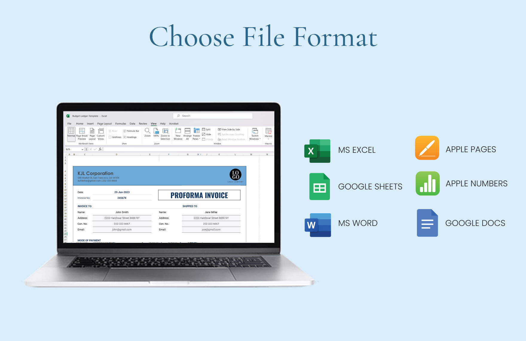 Proforma Invoice Template - Download in Word, Google Docs, Excel ...