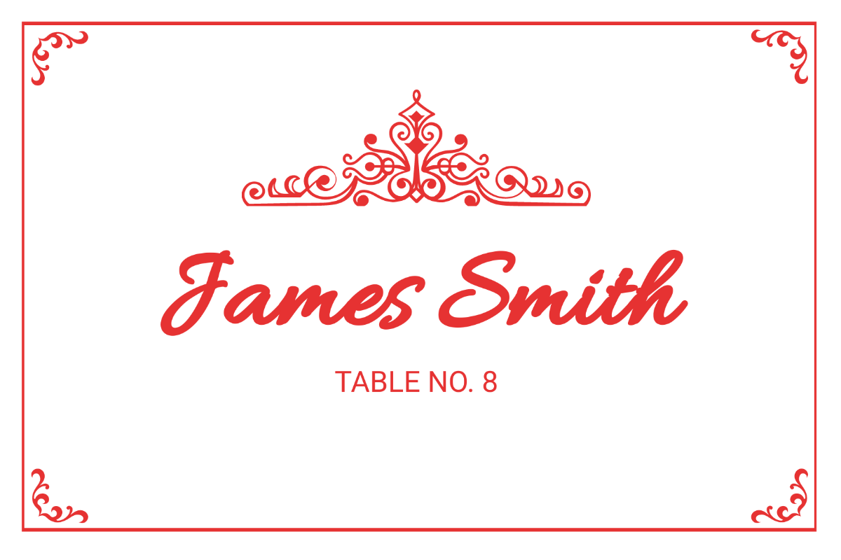 Free Wedding Place Card Templates Editable And Printable
