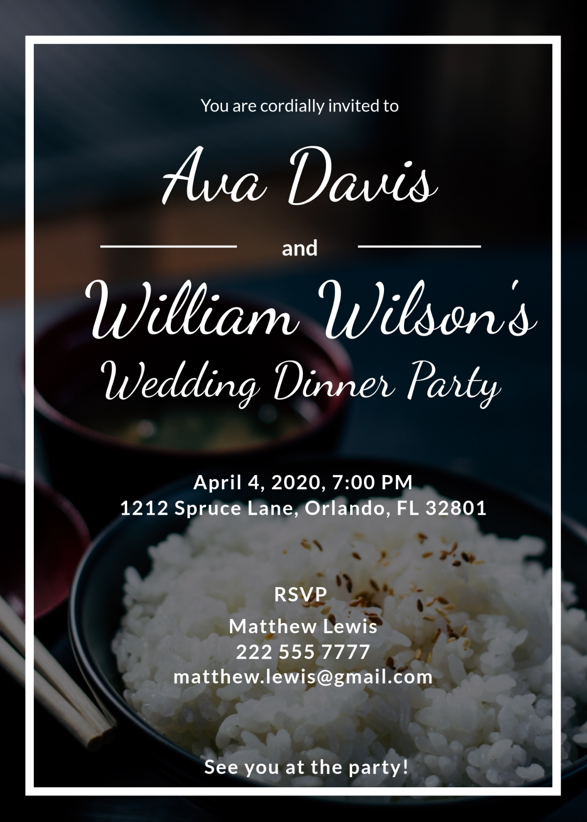 Free Dinner Templates To Edit Online Free Dinner Templates To Edit Online