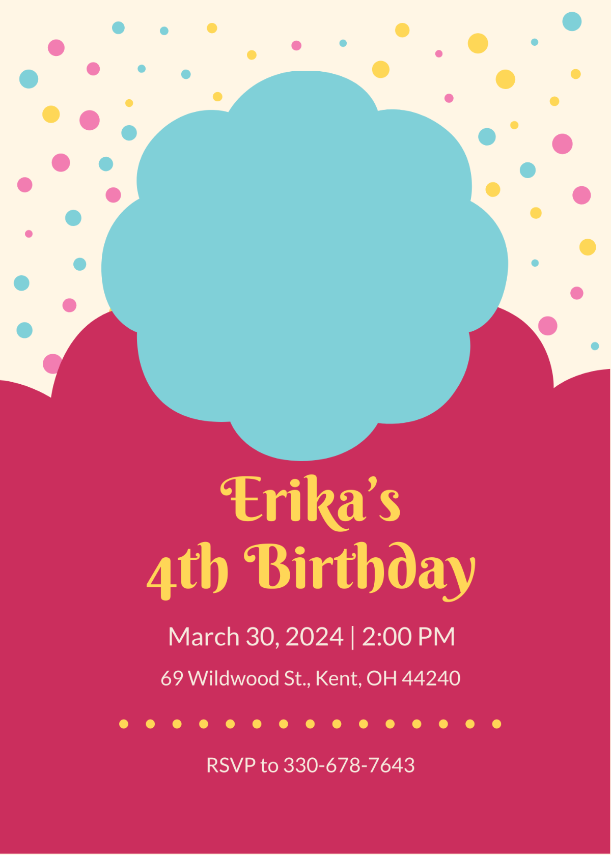 Easy Birthday Invitation