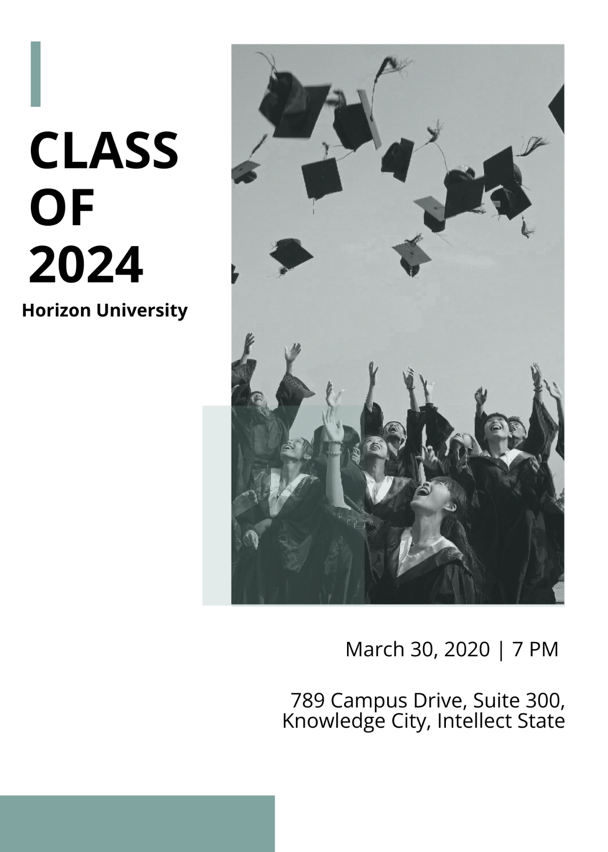 Free Graduation Invitation Templates Editable And Printable