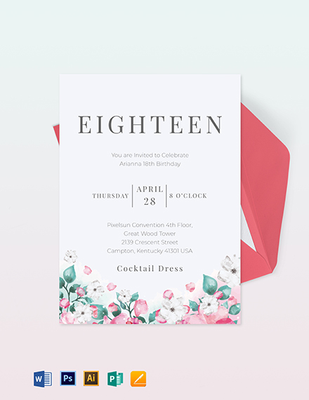 27 Teenage Birthday Invitation Templates PSD AI