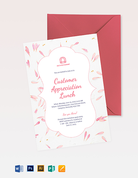 38+ Lunch Invitation Templates - PSD, AI, Word