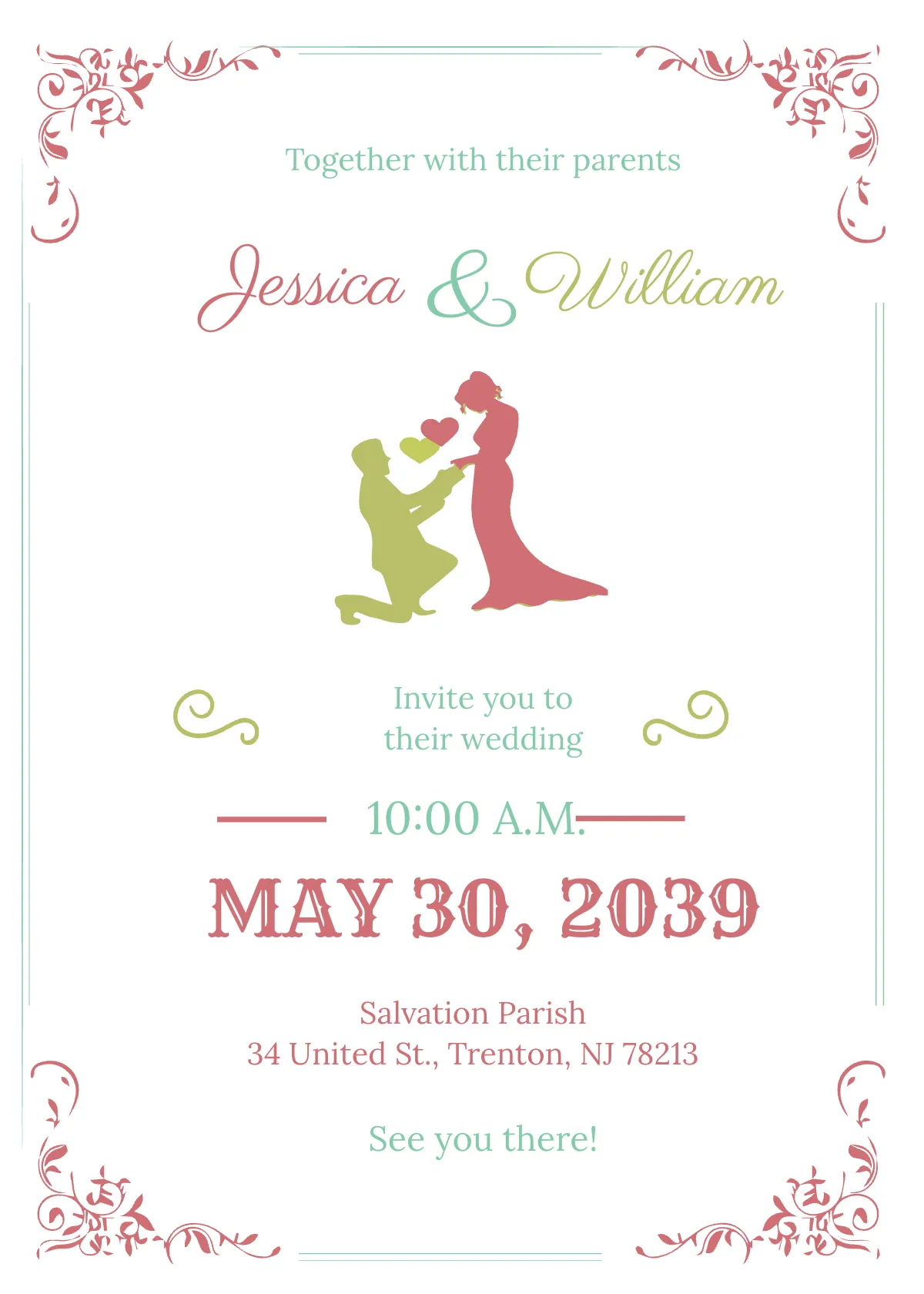Invitation Photoshop Template Chalkboard
