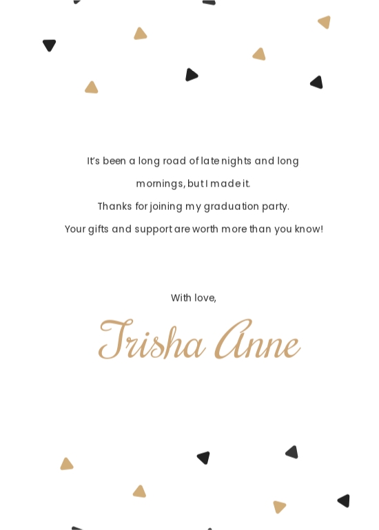  Graduation Party Thank You Card Template Google Docs Illustrator 