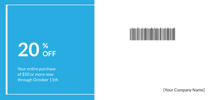 Blank Advertising Coupon Template - Edit Online & Download Example ...