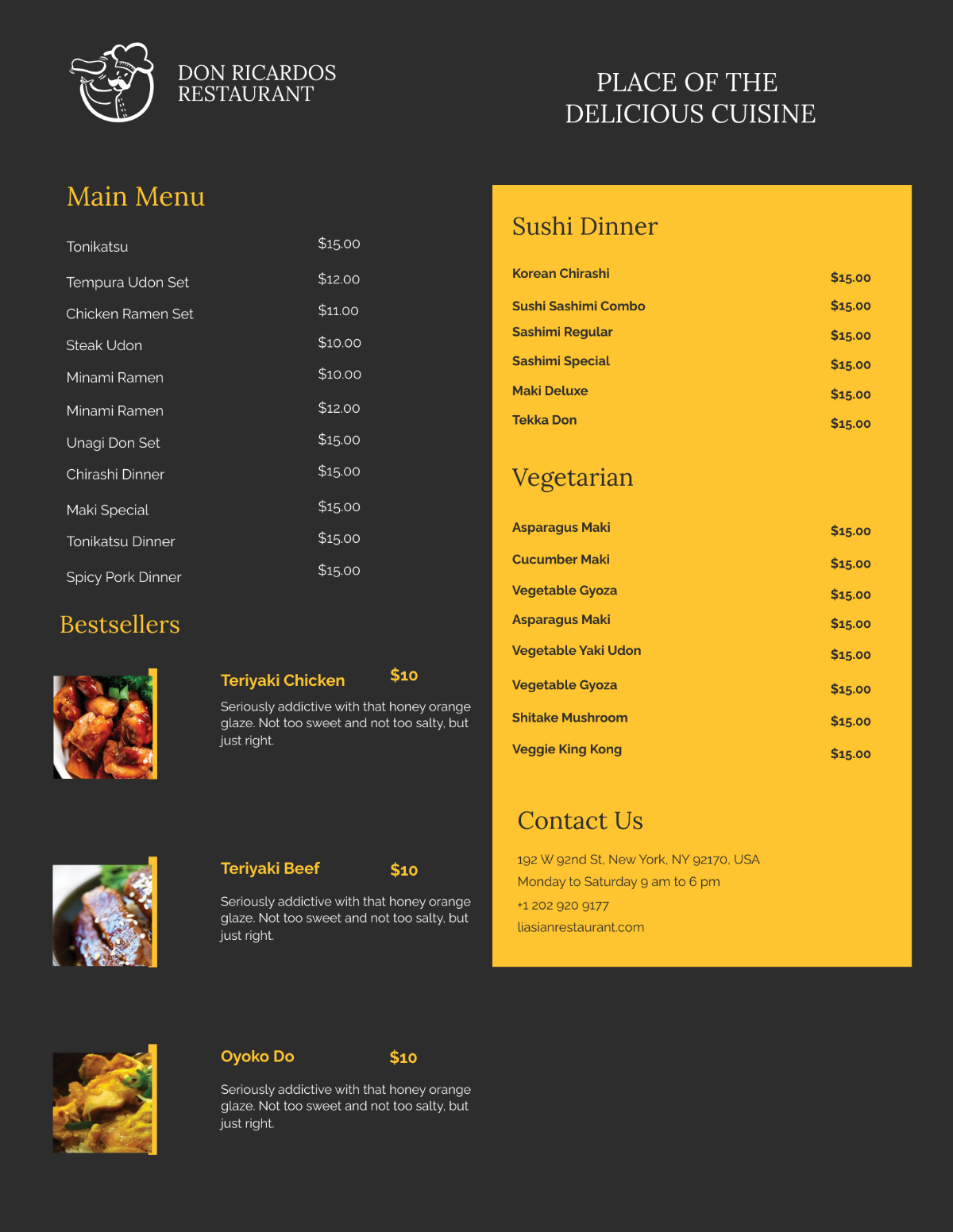 Chalkboard Asian Restaurant Menu Template Edit Online Download Chalkboard Asian Restaurant Menu Template Edit Online Download