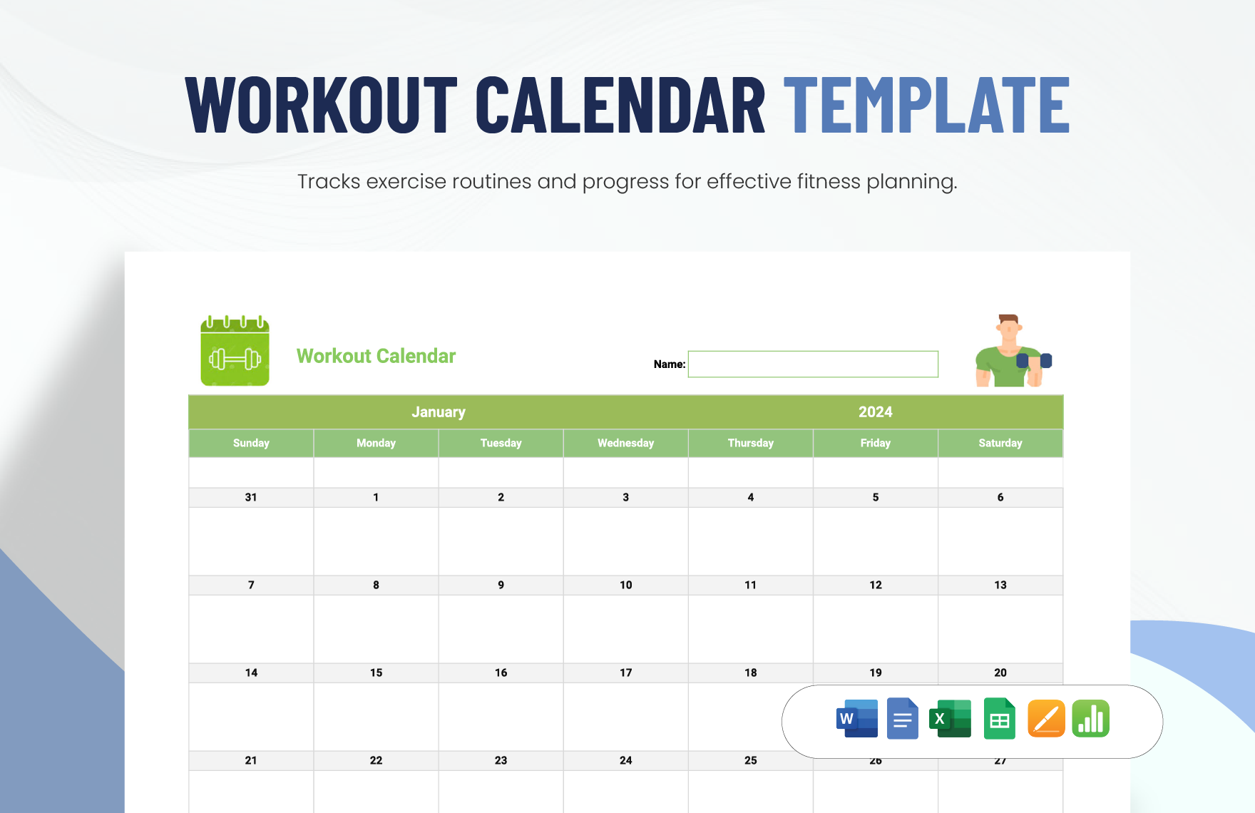Editable Workout Templates In Excel To Download Editable Workout Templates In Excel To Download