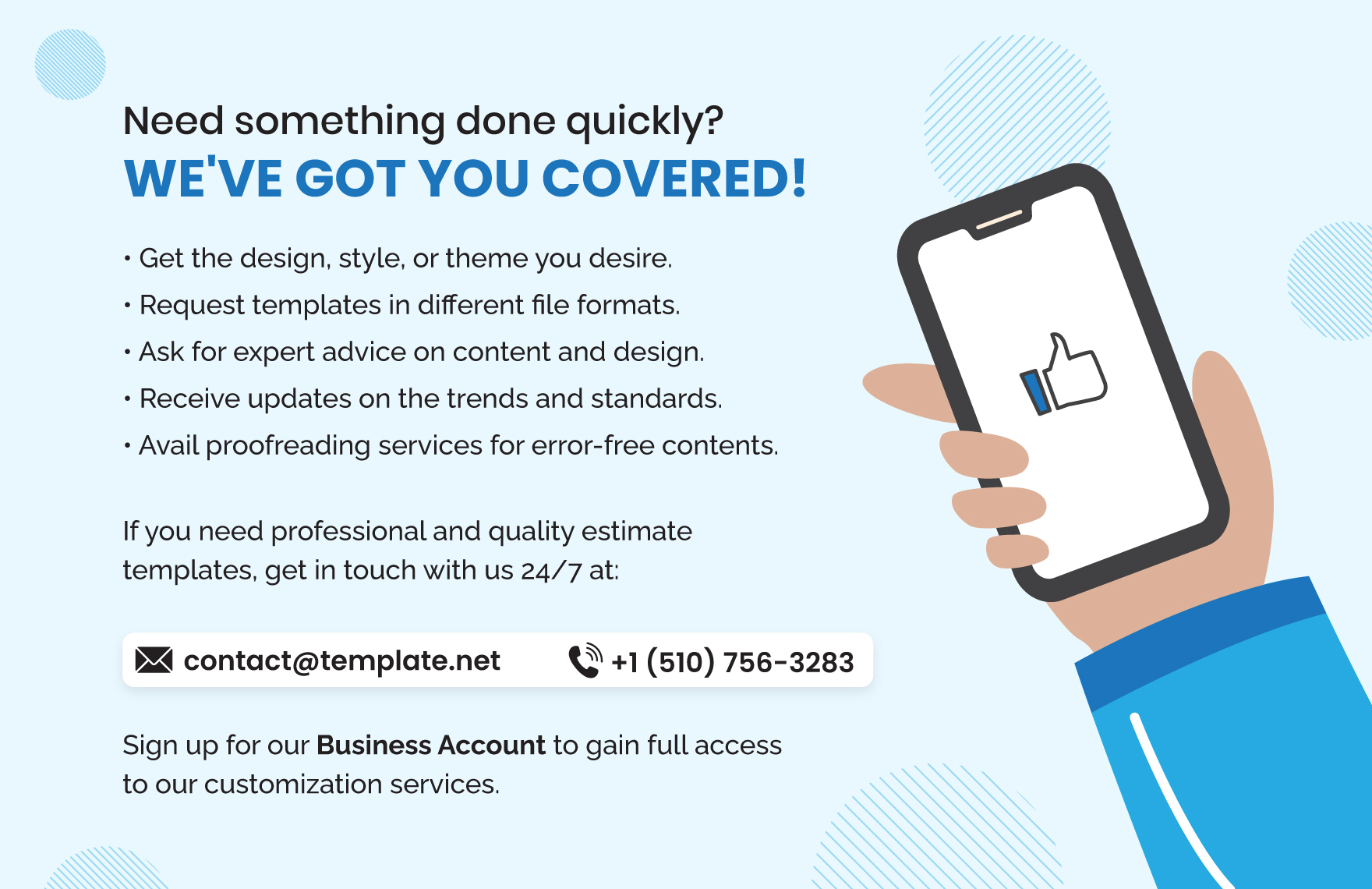 Free Job Estimate Template - Download in Word, PSD | Template.net