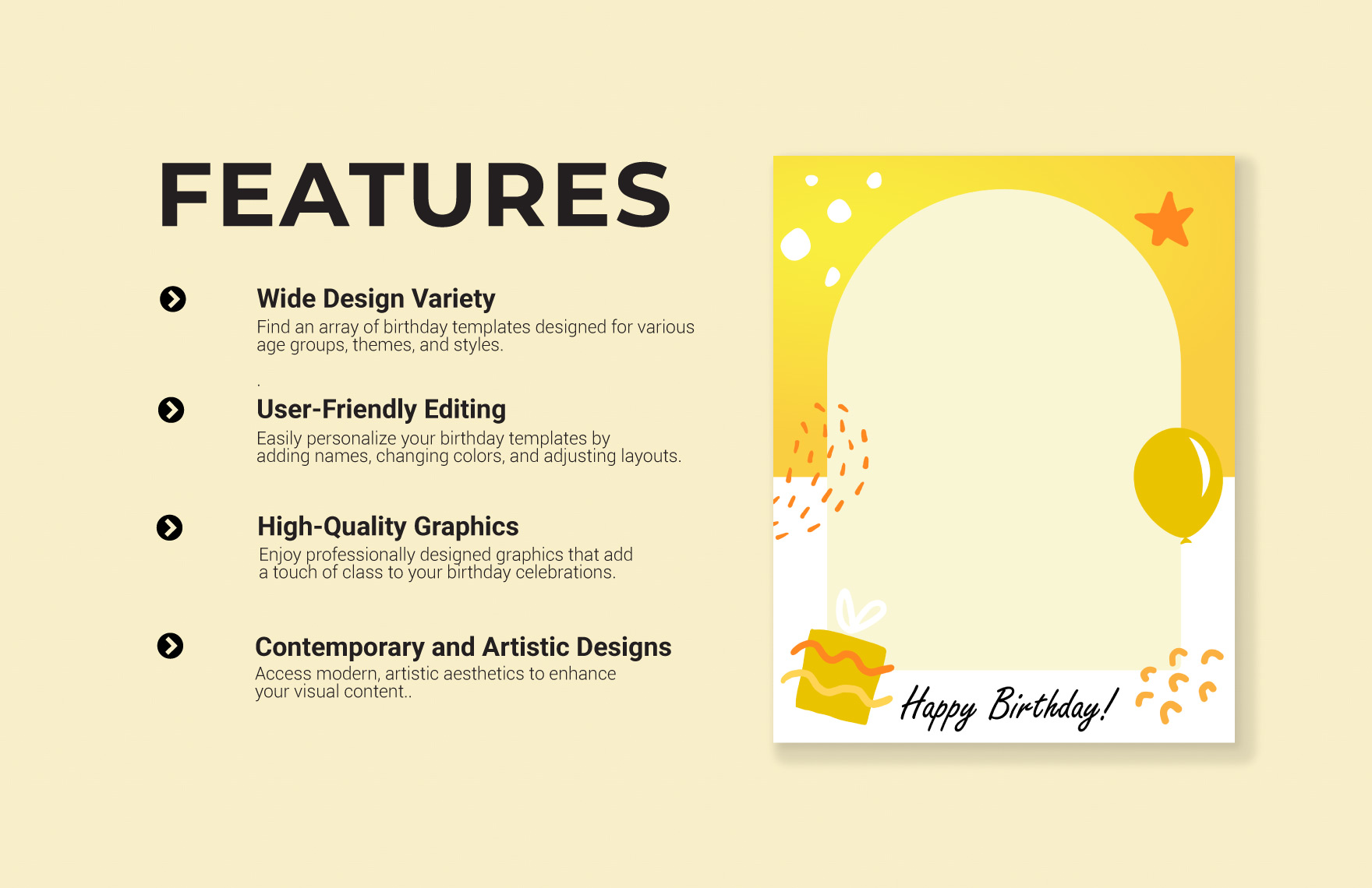 Free Happy Birthday Frame Template - Download in Word, PSD | Template.net