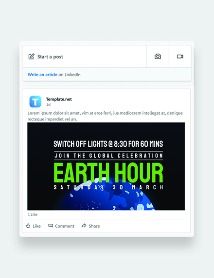 Free Patriot's Day LinkedIn Post Template