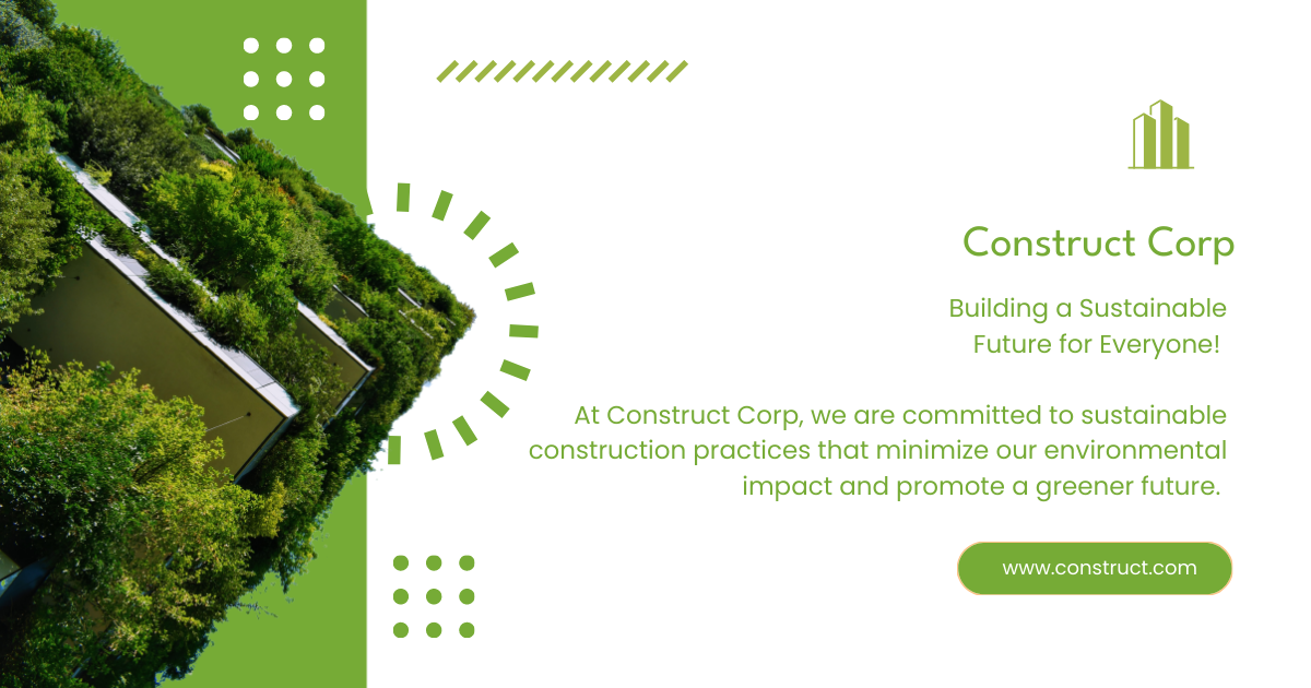 Free Sustainable Construction Facebook Post - Edit Online & Download ...