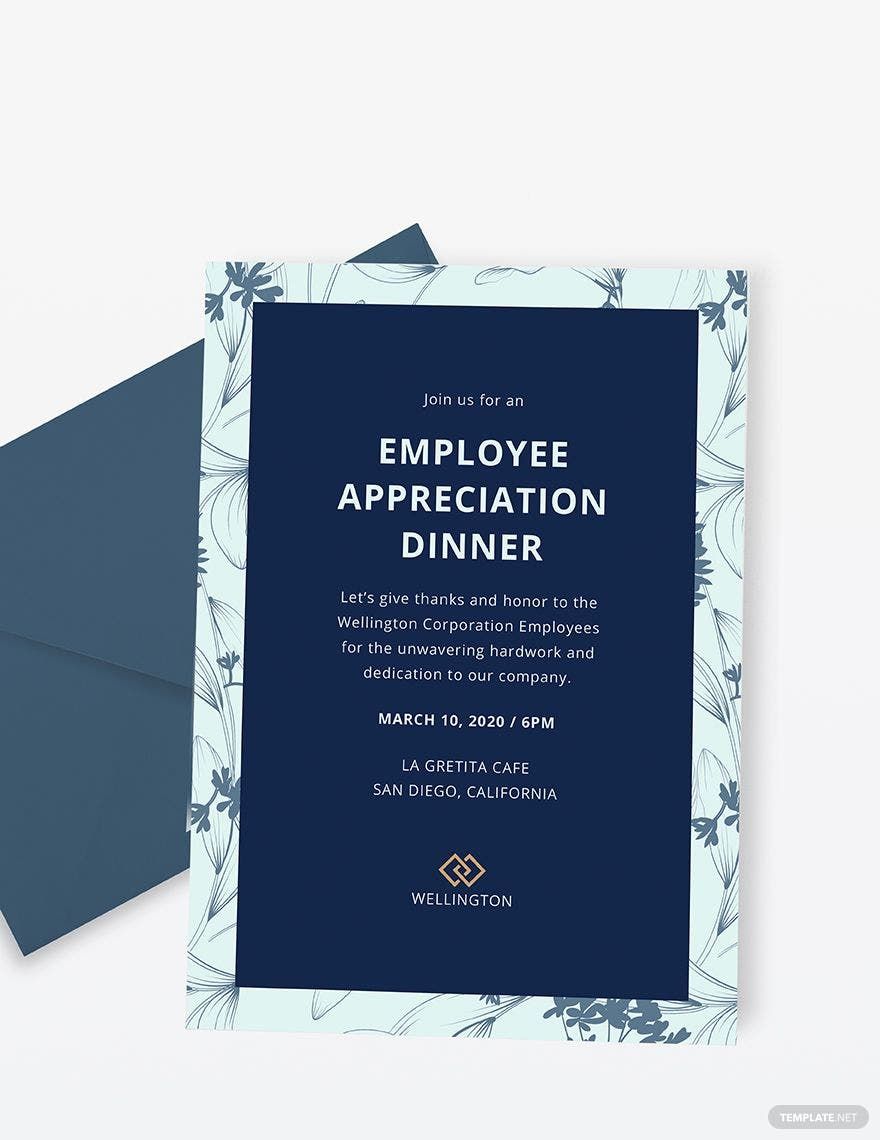 Employee Appreciation Invitation Template