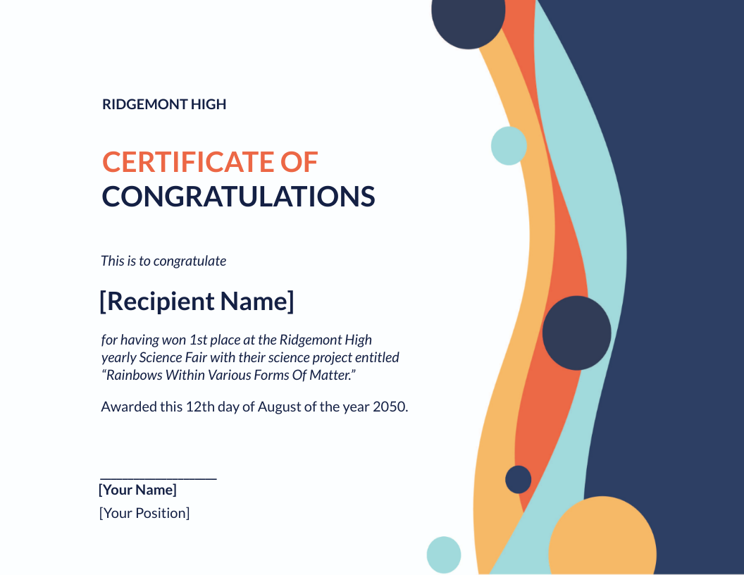 Team Certificate Template - Edit Online & Download Example | Template.net