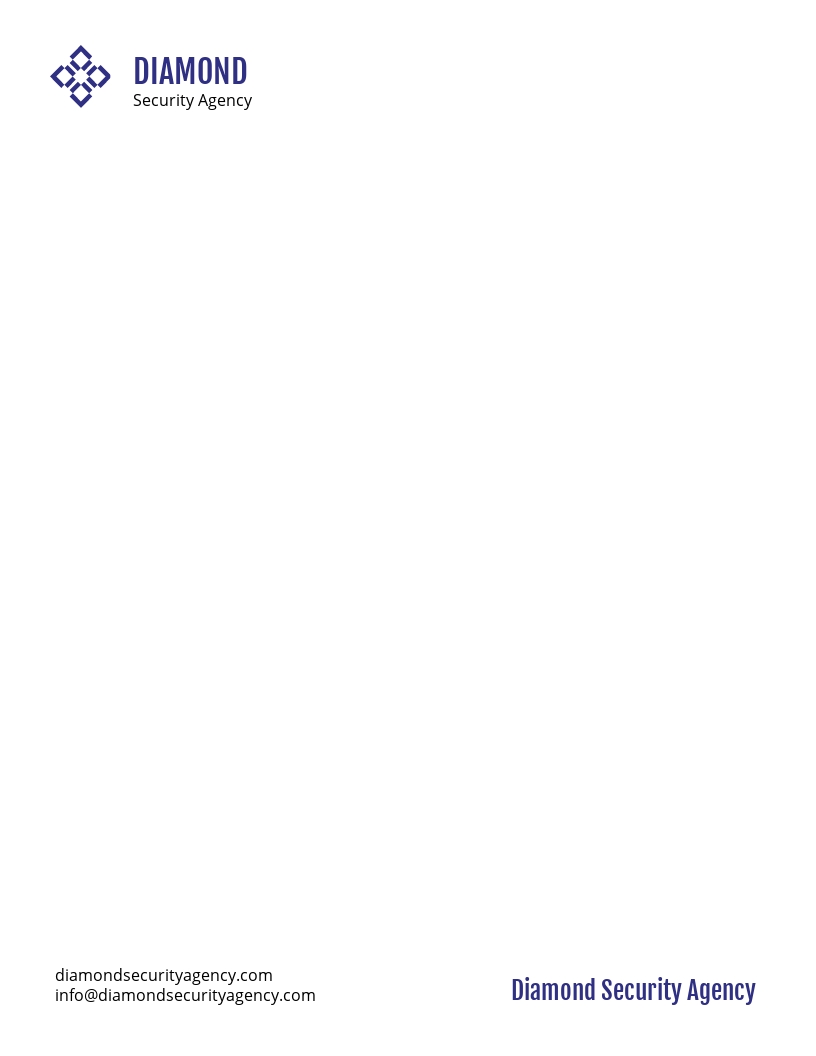 Security Agency Letterhead Template - Google Docs, Word | Template.net