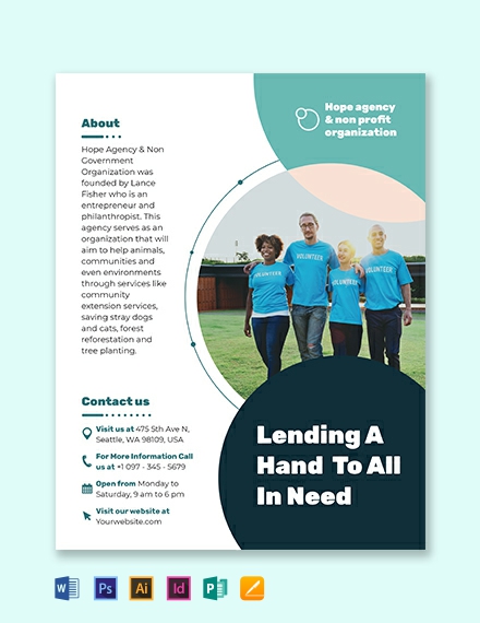 48 Fundraiser Flyer Templates PSD EPS AI Word