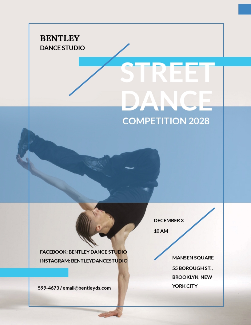 Street Dance Flyer Template